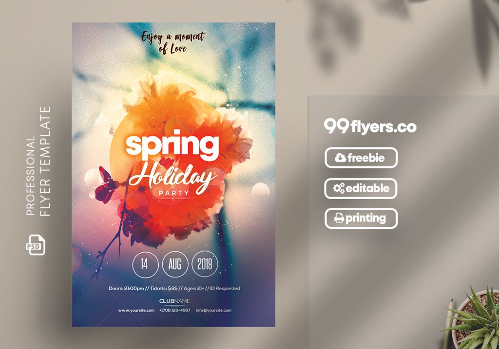 Spring Party PSD Free Flyer Template – 99Flyers Spring Party PSD Free Flyer Template – 99Flyers
